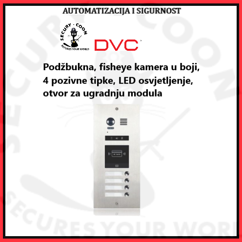 VANJSKA JEDINICA PORTAFON DVC DMR21S4F – Portafoni Hrvatska